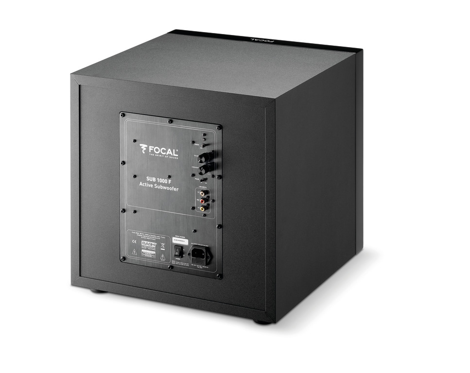 Focal Sub 1000F subwoofer, 12 tuumaa, musta - Simex.fi