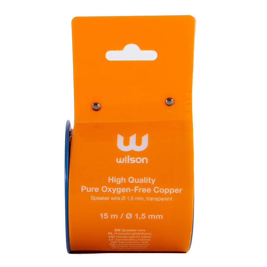 Wilson 1.5mm2 kaiutinjohto, 15 metrin kela - Simex.fi